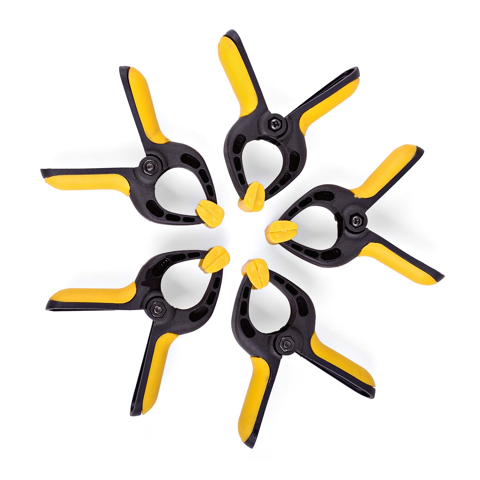 Spring clamps in a set, clamping clamps with large span, high clamping ...